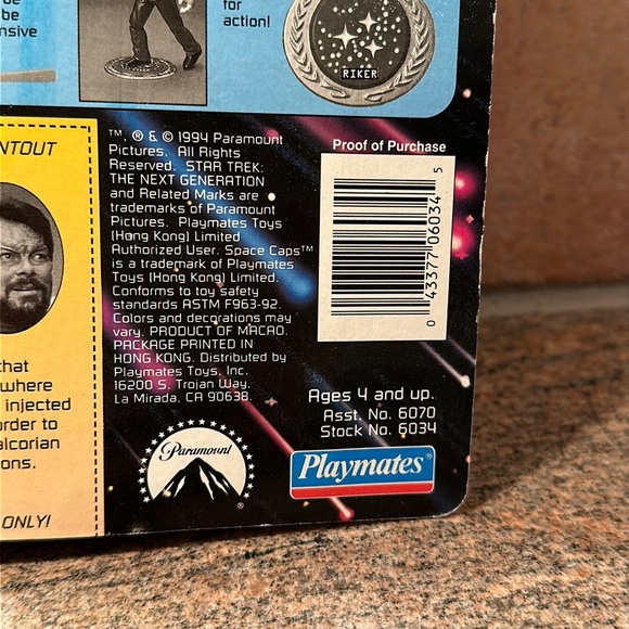 Star Trek | Toys | Star Trek The Next Generation Commander Riker As A ...